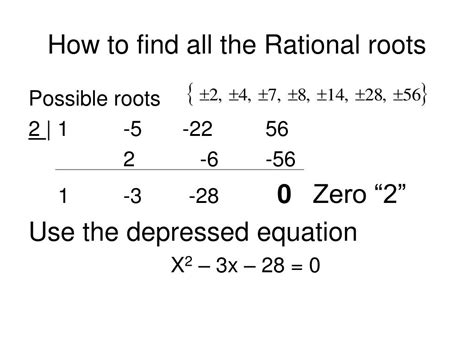 Ppt 7 6 Rational Zero Theorem Powerpoint Presentation Free Download Id 3224919