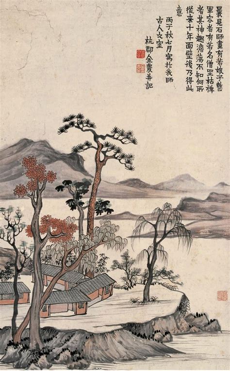 清 · 金农绘画作品欣赏，风格独特，不愧为“扬州八怪”之首。