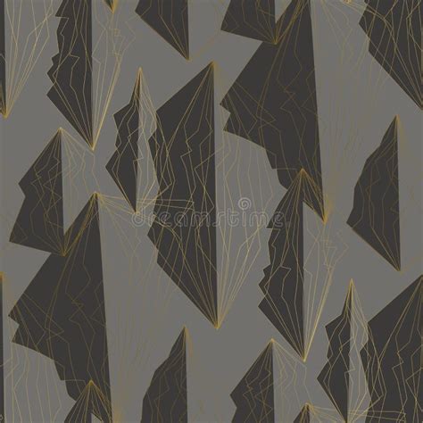 Angled Lines And Waves Seamless Pattern Stock Vector Illustration Of Backdrop Colorful 142101102