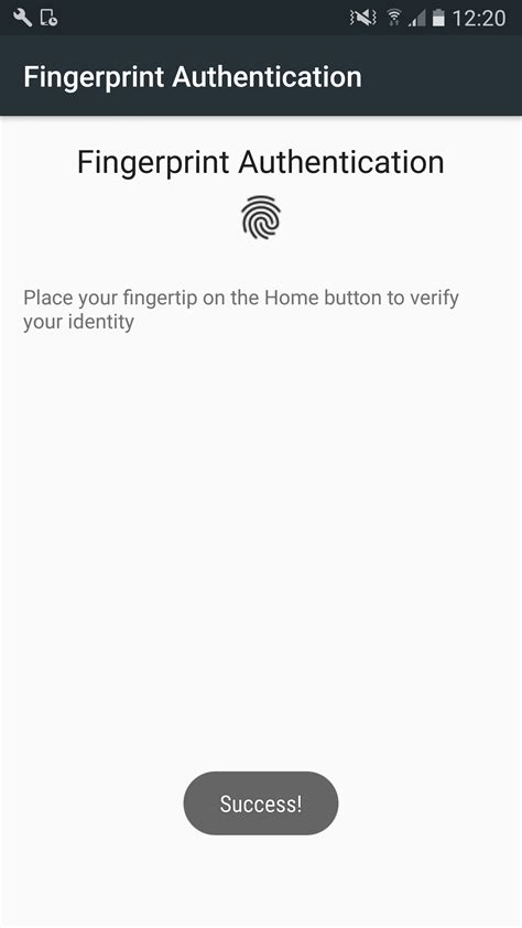 How To Add Fingerprint Authentication To Your Android App Android
