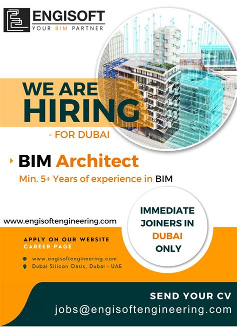 Hiring Bim Architects Dubai Join Immediately Apply Now Follow Us Linkedin Bim Revit