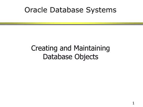 PPT Oracle Database Systems PowerPoint Presentation Free Download ID