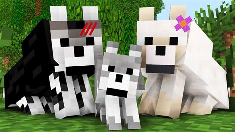 Wolf Life The Birth Minecraft Animation Youtube