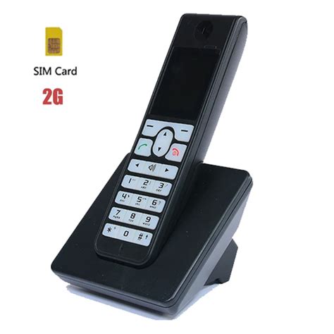 GSM G G WCDMA Wireless Telefon Landline Phone With SIM Card SMS Backlight LED Screen