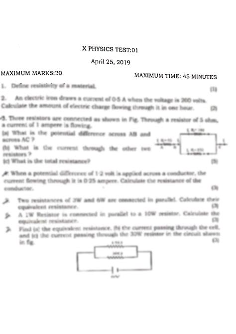 SOLUTION Current Electricity Studypool