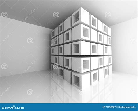 Abstract Architecture Design White Background Stock Illustration Illustration Of Construction