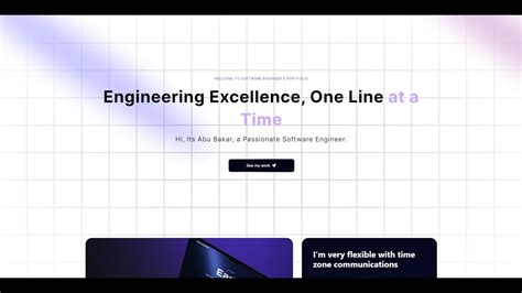 Modern Portfolio Aceternity Ui Next Js Tailwind Css Framer Motion By Muhammad Abu
