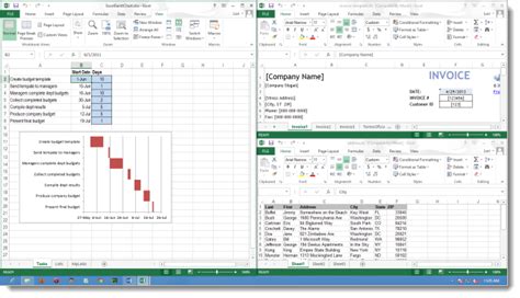 Как расположить файлы Excel 2013 рядом в разных окнах ОфисГуру