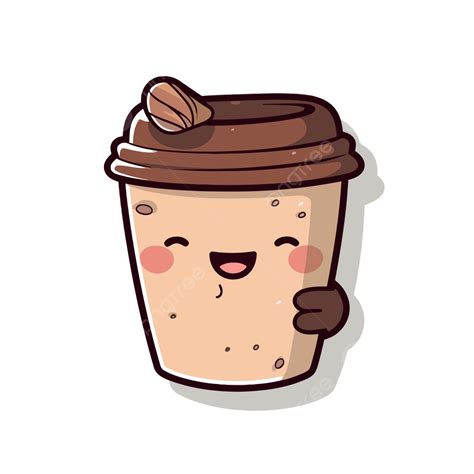 미소로 커피 잔을 들고 작은 만화 손 만화 일러스트 클립 아트 벡터 만화 음료 커피 절연 스티커 디자인 상표 Png 일러스트 및 벡터 에 대한 무료 다운로드 Pngtree