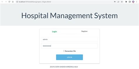 Github Sheikh Haji Hospital Management System It Is A Web Application Which Uses Jsf Jquery