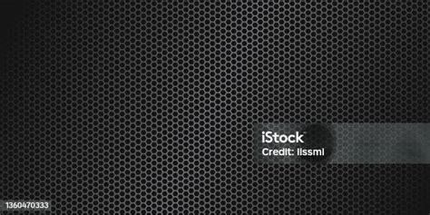 회색 육각형 탄소 섬유 질감 금속 메쉬 회색 강철 배경 다크 카본 섬유 질감 질감에 대한 스톡 벡터 아트 및 기타 이미지