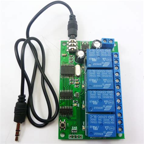 Ad22b04 Dc 12v 4ch Mt8870 Dtmf Tone Signal Decoder Phone Voice Remote Control Relay Switch