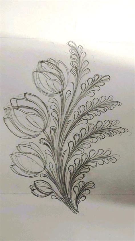 Butta Design Line Art Flowers Mandala Design Pattern Doodle Art Designs