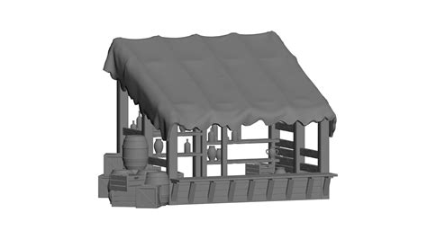 Medievalstand 3d Turbosquid 2032066