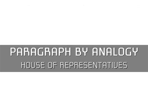 Paragraph By Analogy By Jasperadonisvillanueva