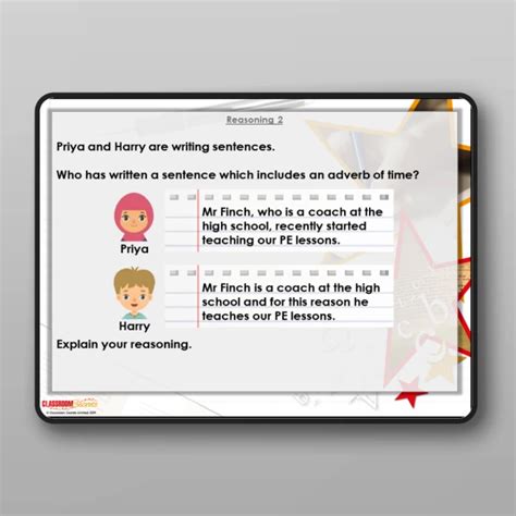 Year 3 Using Adverbs To Express Time Place And Cause Modelling Ppt Resource Classroom Secrets