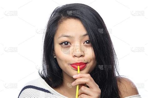 美丽的亚洲女人素材 花瓣网