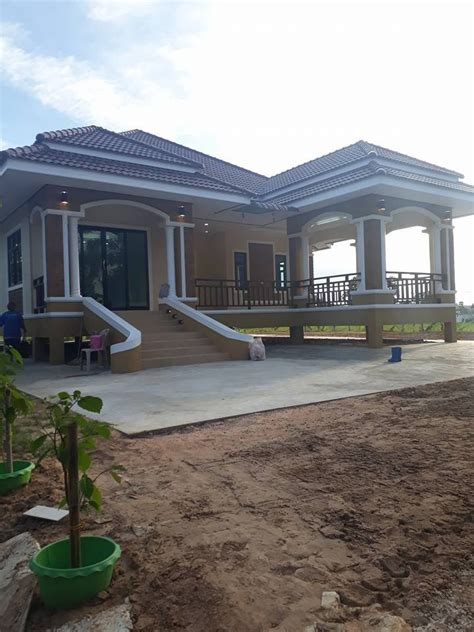 แบบบ้านชั้นเดียวโครงสร้างเหล็ก กับงบประมาณก่อสร้าง 1 8 ล้าน Doidea ดูไอเดียบ้าน Bungalow