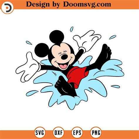 Mickey Mouse Splash Svg Disney Svg Mickey Svg 209 Inspire Uplift