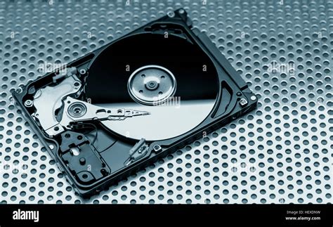Open Hard Disc Drive Stock Photo Alamy