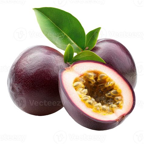 Fresh Passion Fruit With Vibrant Color And Texture 52885203 Png