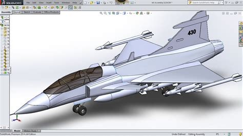 How To Design Fighter Jet Air Plane In Solidworks Part 2 Advance Surface Modeling In