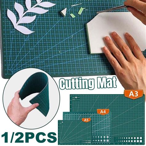 12pcs Cutting Mat Cultural And Educational Tool Cutting Pad Art