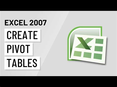 Creating Pivot Tables In Excel 2007 For Dummies Cabinets Matttroy