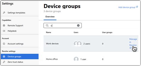 Manage Device Groups In Goto Admin Logmein Resolve Mdm Support