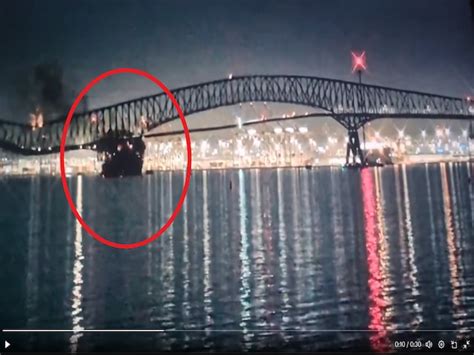 Video Famed Francis Scott Key Bridge In Us Baltimore Collapses After