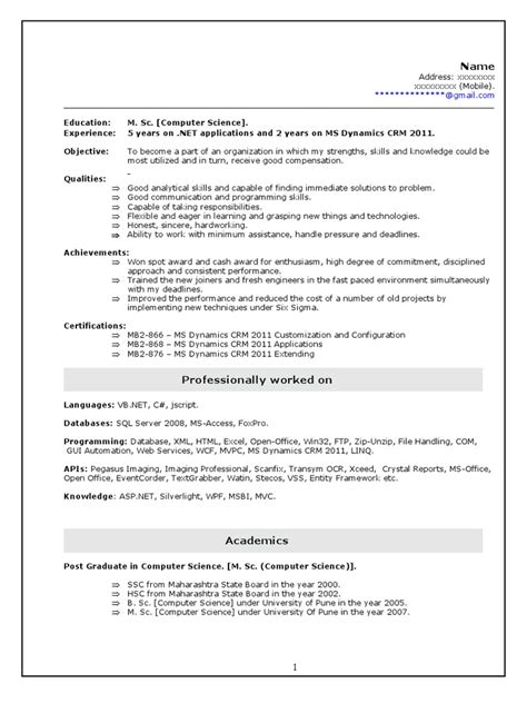 Microsoft Dynamics Crm Sample Resume 3 Pdf Microsoft Access Microsoft Sql Server Microsoft Dynamics Crm Sample Resume 3 Pdf Microsoft Access Microsoft Sql Server
