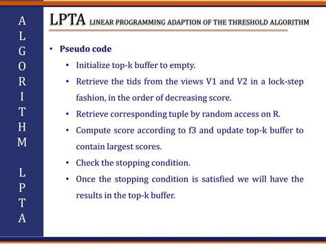 ppt answering top k queries using views powerpoint presentation free download id 2035346