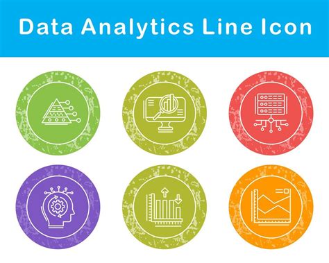 Data Analytics Vector Icon Set 20747599 Vector Art At Vecteezy