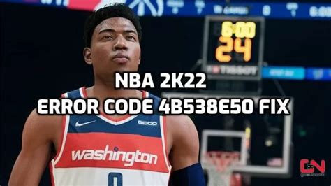 NBA K Error Code B E Fix