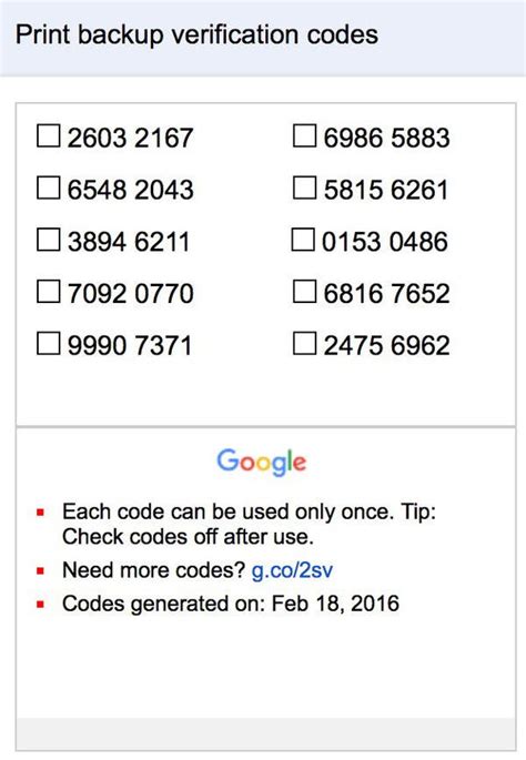 Printing Gmail Backup Codes The New York Times