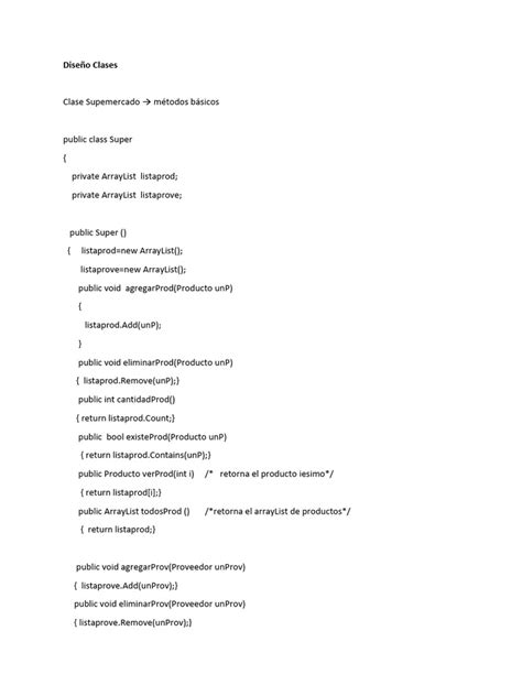 clasesejemploproyecto pdf ingeniería de software programación de computadoras