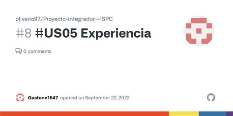 us05 experiencia · issue 8 · oliverio97 proyecto integrador ispc