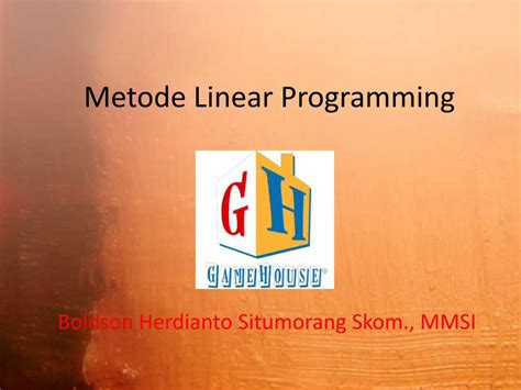pdf metode linear programming dokumen tips