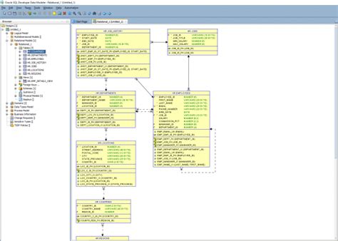 er diagram in oracle sql developer
