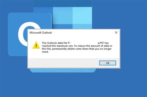 Fix Outlook Data File Has Reached The Maximum Size