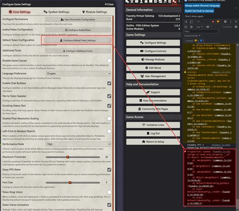 Cannot Configure Default Token Settings · Issue 7436 · Foundryvttfoundryvtt · Github