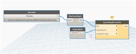 Trouble With Excelreadfromfile Node · Issue 2037 · Dynamodsdynamorevit · Github