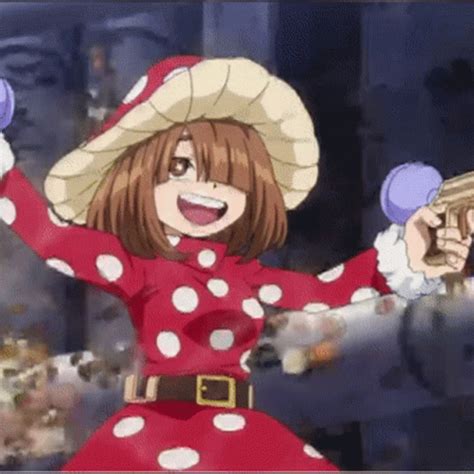 Komori Kinoko Komori Gif Komori Kinokokomori Bnha Discover Share Gifs Strongest Superhero