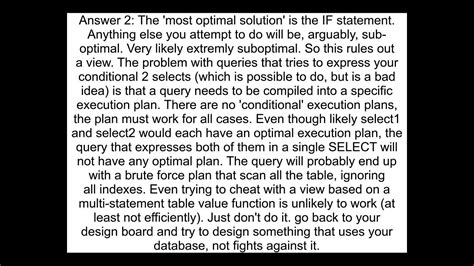 Create View Based On Condition In Sql Server Youtube