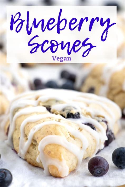 Vegan Blueberry Scones Plantwell