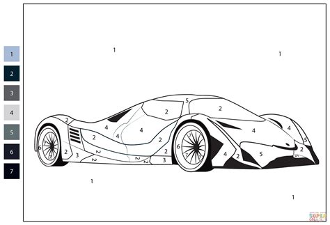 The Devel Sixteen Color By Number Coloring Page Free Printable Coloring Pages