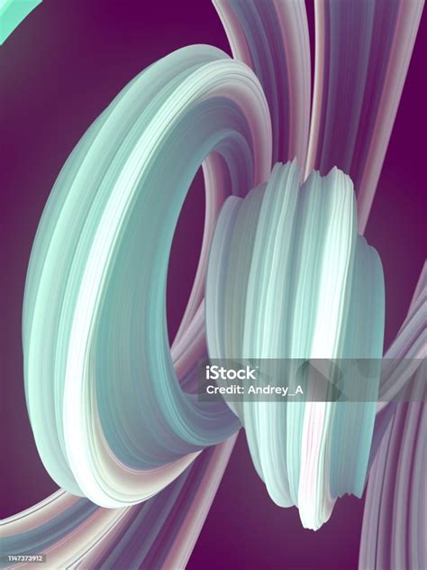 핑크와 블루 컬러의 트위스트 모양 컴퓨터 생성 추상적인 기하학적 3d 렌더링 그림 0명에 대한 스톡 사진 및 기타 이미지 0명 3차원 형태 개념 Istock