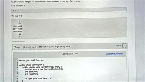 given two input integers for an arrowhead and arrow body print a right