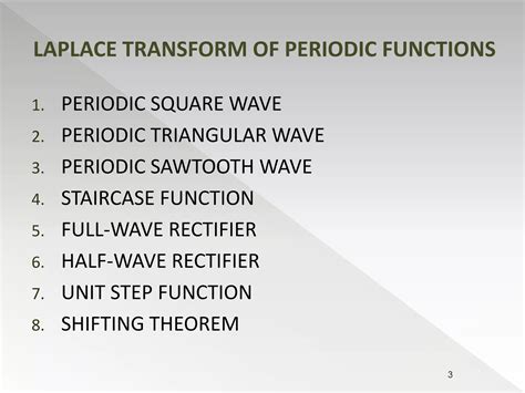 Laplace Periodic Function With Graph Pptx