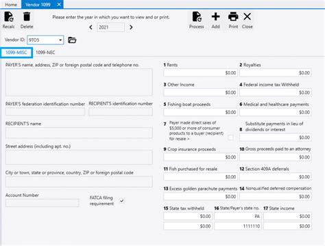1099 Processing Paradigm Erp By Paragon Documentation
